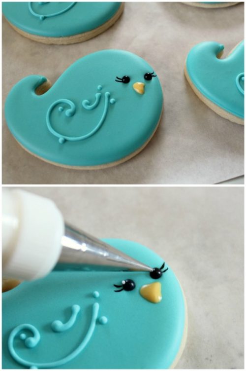 Bluebird Cookies-Guest Post by Sugar Belle - The Bearfoot Baker