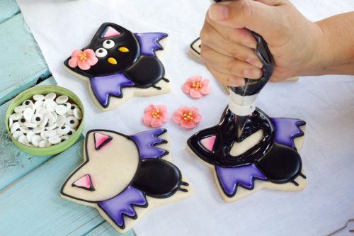 Bat Cookies for Halloween - The Bearfoot Baker
