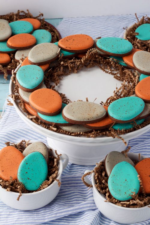 Speckled Egg Cookies - The Bearfoot Baker
