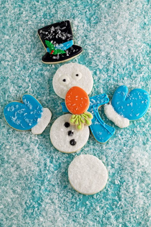 How to Make Cute Snowman Cookies that Need Help - The Bearfoot Baker