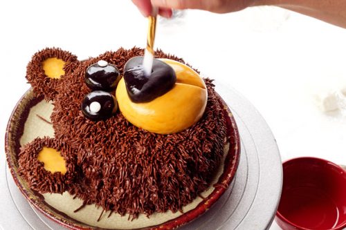 How to Make a Simple Bear Cake with Video - The Bearfoot Baker
