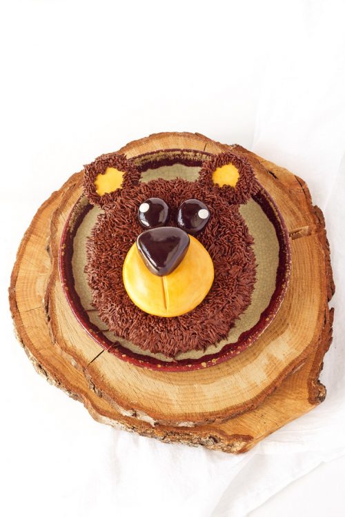 How to Make a Simple Bear Cake with Video - The Bearfoot Baker