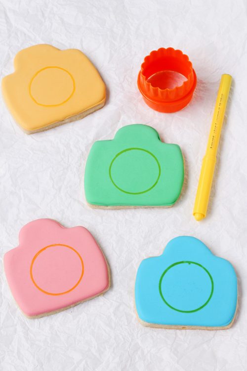 How to Make These Fun Little Camera Cookies - The Bearfoot Baker