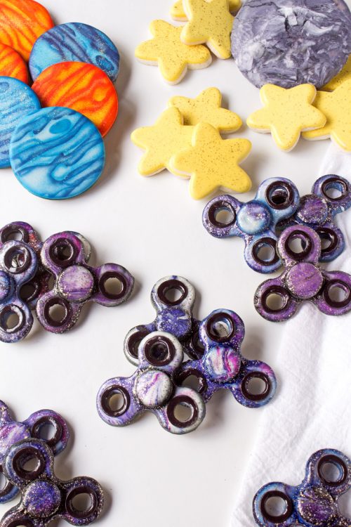 Fidget Spinner Cookies-How to Make with a Giveaway - The Bearfoot Baker