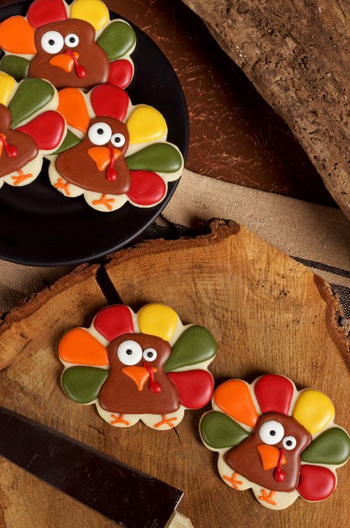How to Make 10 Simple Turkey Cookies with Fun Cutters - The Bearfoot Baker