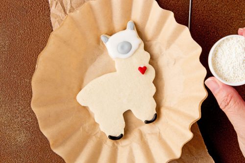 How to Make Cute Simple Llama Cookies - The Bearfoot Baker