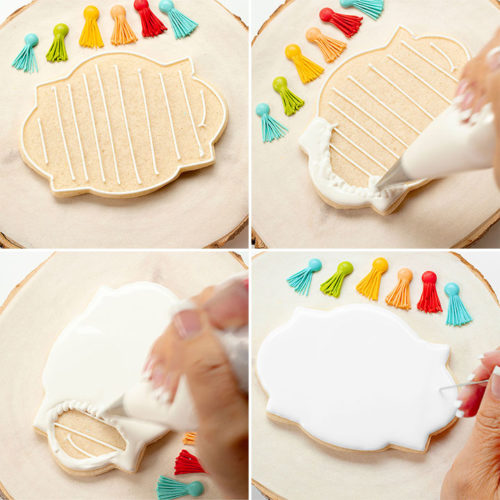 How to Make Adorable Colorful Tassel Cookies - The Bearfoot Baker