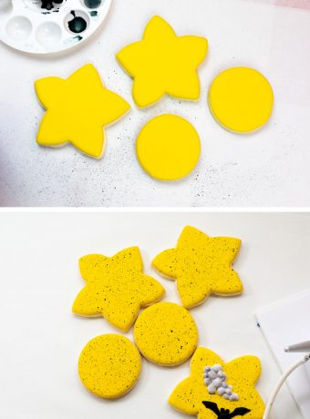 How to Make Adorable Bat Royal Icing Transfers - The Bearfoot Baker